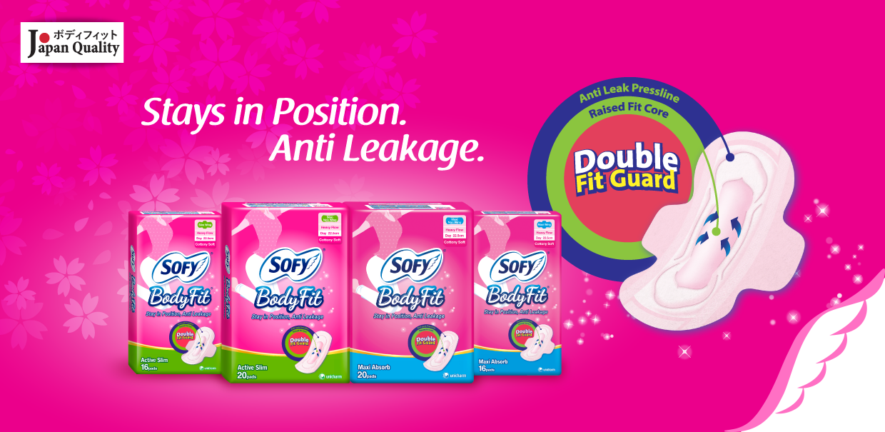 SOFY Body Fit Day Sanitary Pads-Sofy Sanitary Pads Napkins